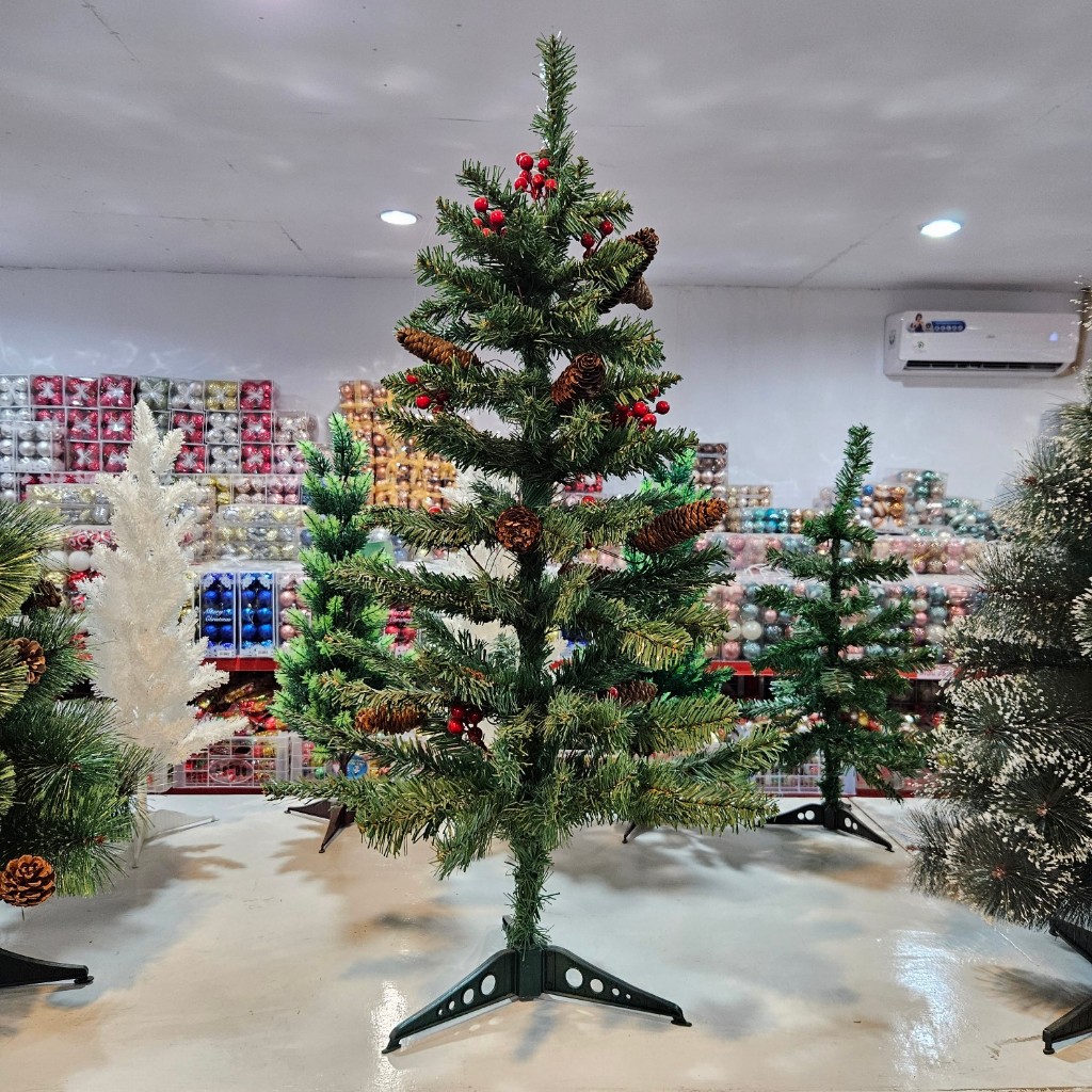 Pvc Christmas Tree 2024 Pine Fruit 3 Feet 90cm | Shopee Singapore