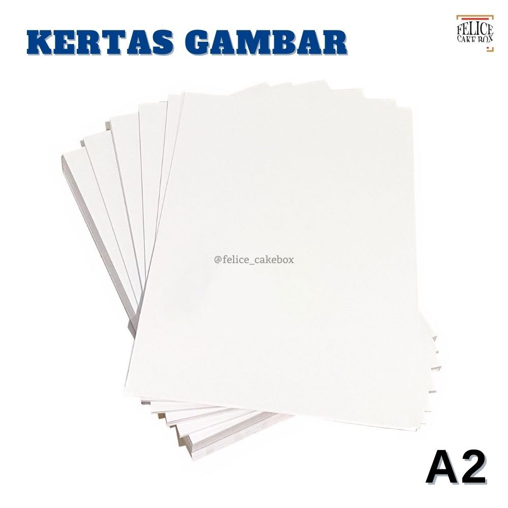 200 GSM A2 DRAWING PAPER / BRIEF CARD / MANILA PAPER / SKETSA PAPER ...