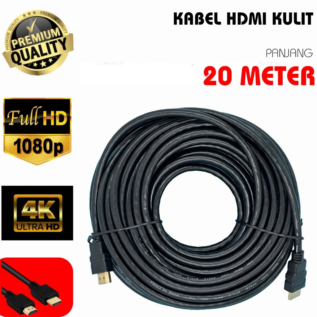 HDMI to HDMI CABLE 10m 15m 20M Ver.1.4Laptop to TV to DVR to CCTV to Computer Monitor length 10 ...