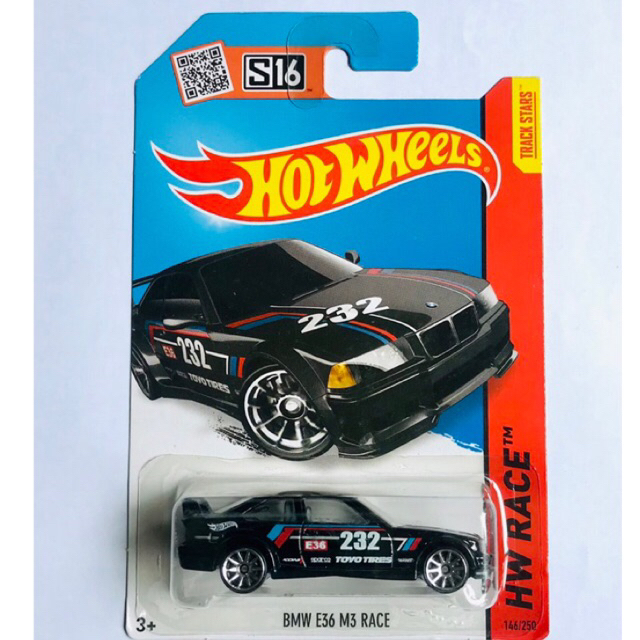 Hot WHEELS - BMW E36 M3 RACE BLack | Shopee Singapore