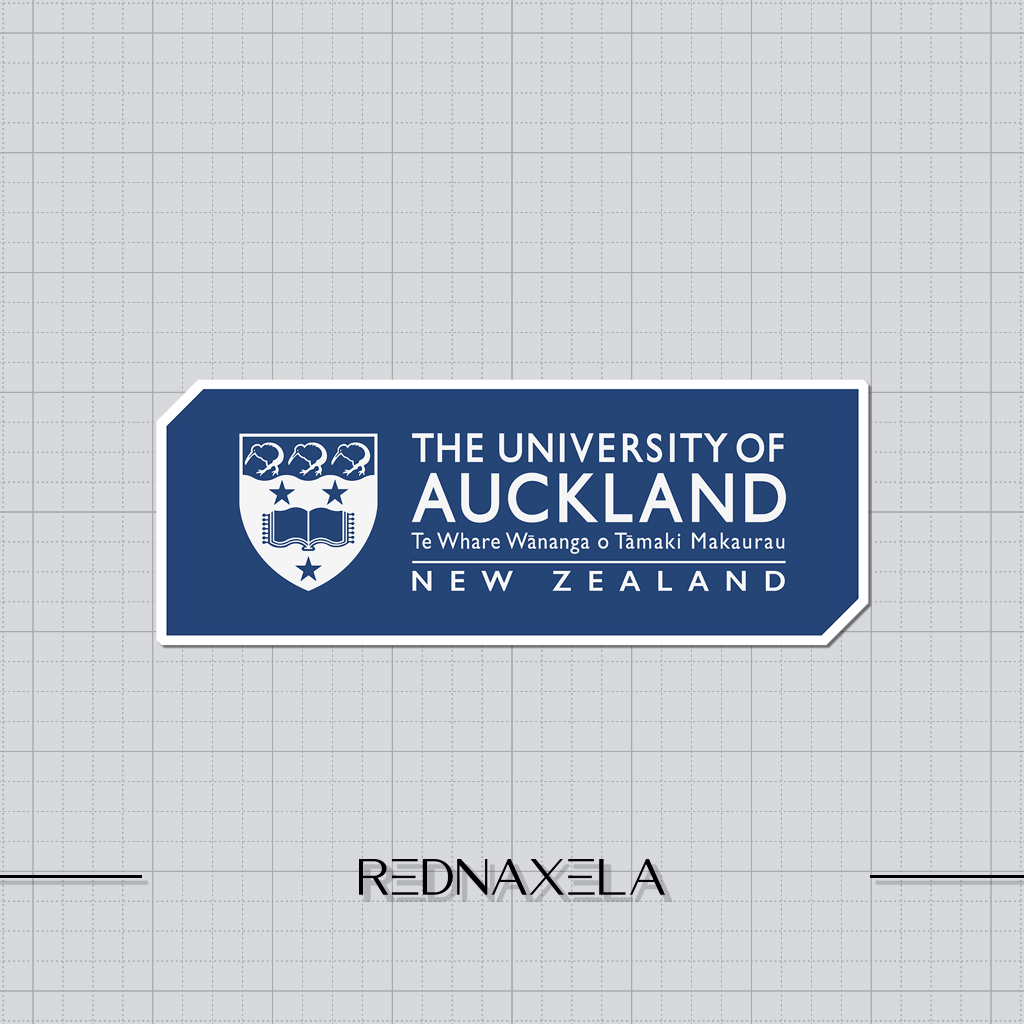 Auckland University Logo Vinyl Sticker Outdoor Waterproof Suitcase ...