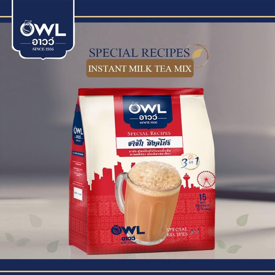 Owl milk tea singapore imported from Thailand - 15 sachets 375gr ...