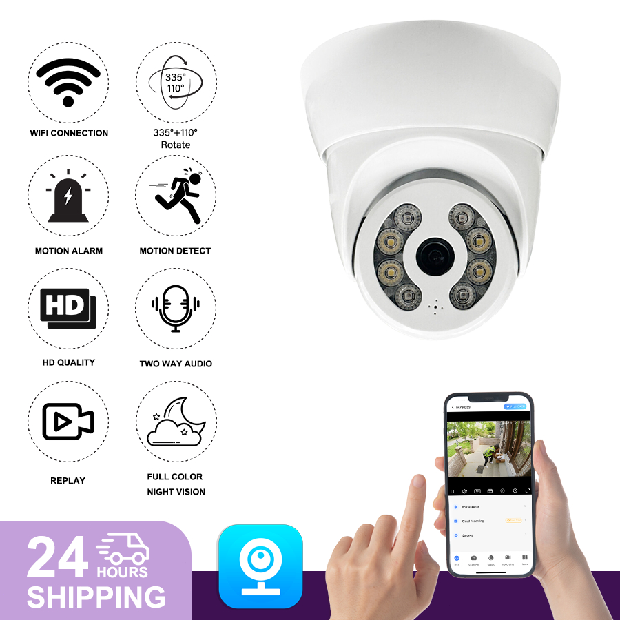 HP Cctv V380 Pro 3MP Mini cctv 1080P cctv wifi IP camera c long ...
