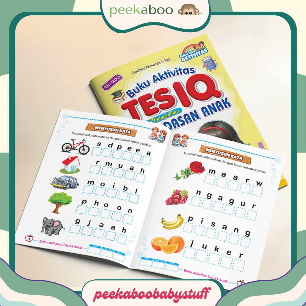 Paud BOOK FOR CHILDREN'S IQ TEST ACTIVITIES || Preschool CHILDREN'S ...