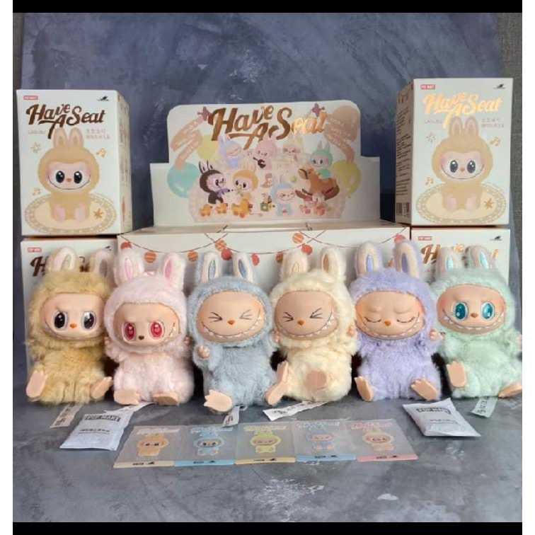 Labubu V2 Doll / Have A Seat Labubu / The Monster Labubu | Shopee Singapore