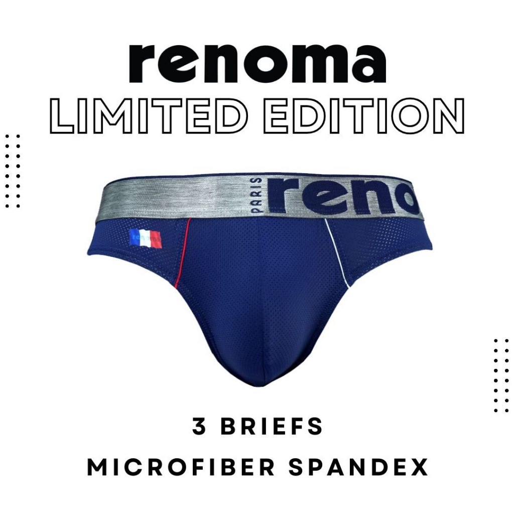 Renoma Limited Edition Mini Brief 6243 - 3in1 Men's Underwear | Shopee ...