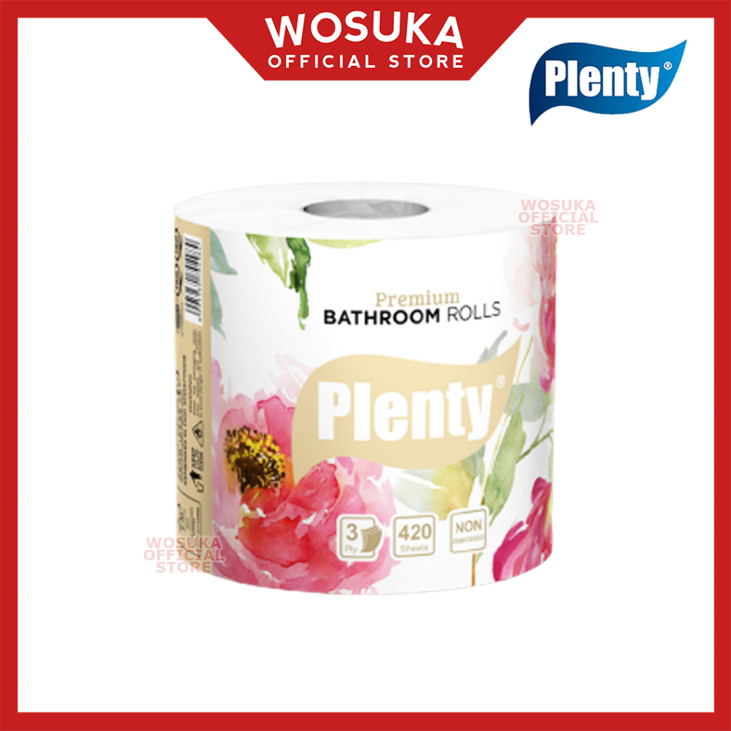 [WOSUKA] Plenty Bathroom Tissue Premium Roll Single Pack - Plenty ...