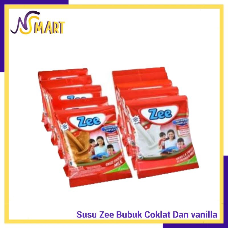 Zee Milk Powder Chocolate and Vanilla sachet plan (10pcs x 40gr ...