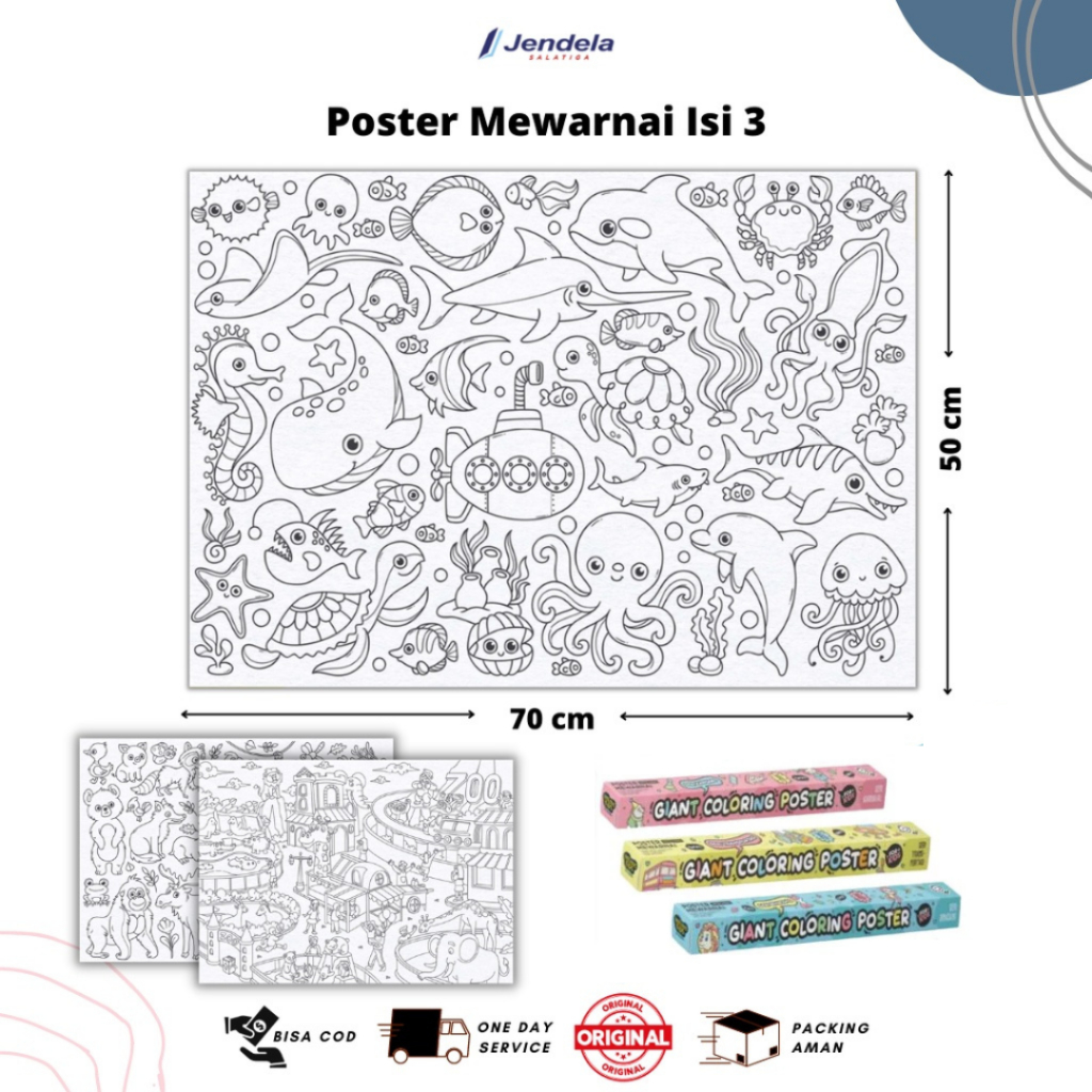 Jumbo Coloring Sheet Jumbo Coloring Poster for Children / Giant ...