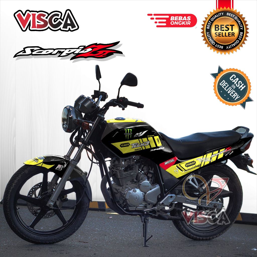 Scorpio Z OLD Decal Full Body Scorpio Z Sticker 2008 Full Body Striping ...
