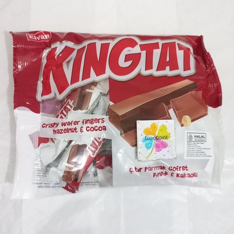 Elvan Kingtat Crispy Wafer Fingers Hazelnut and Cocoa | Shopee Singapore