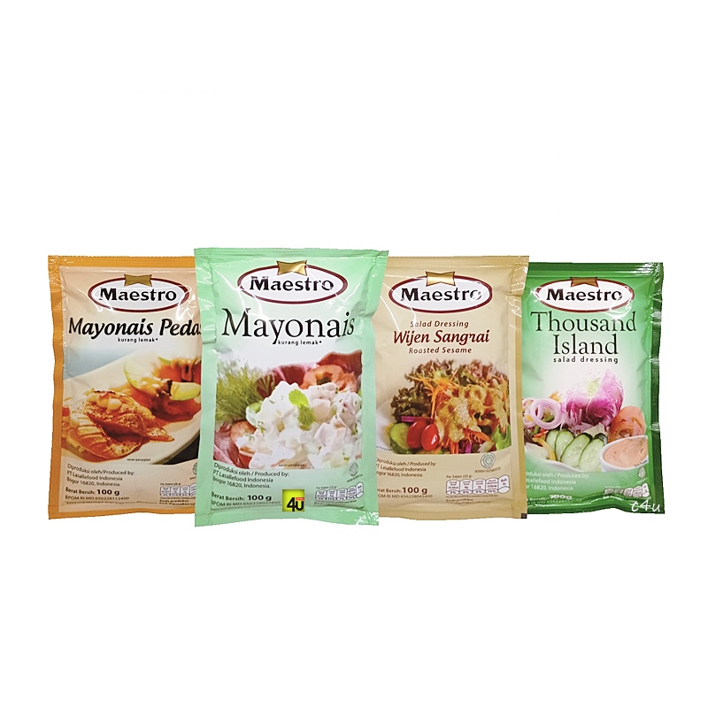 Mayonnaise Maestro 100gr / Spicy Mayonnaise Maestro 100gr / Thousand ...