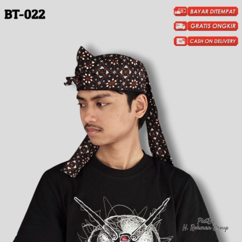 Udeng Sunda Batik Blankon Blangkon Iket Sunda Batik - Blangkon Ikat ...