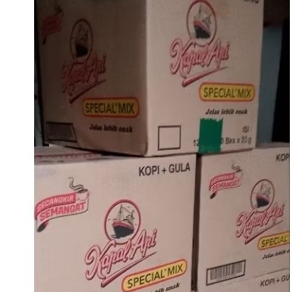 KAPAL API COFFEE 3 BOXES (1 BOX CONTAINS 12 PACKS x 10 packs x 23g ...