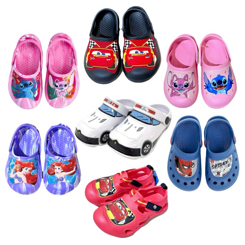 Disney Clog Sandals Toddler & Kids Crocs Sandals Disney Cars, Stitch ...