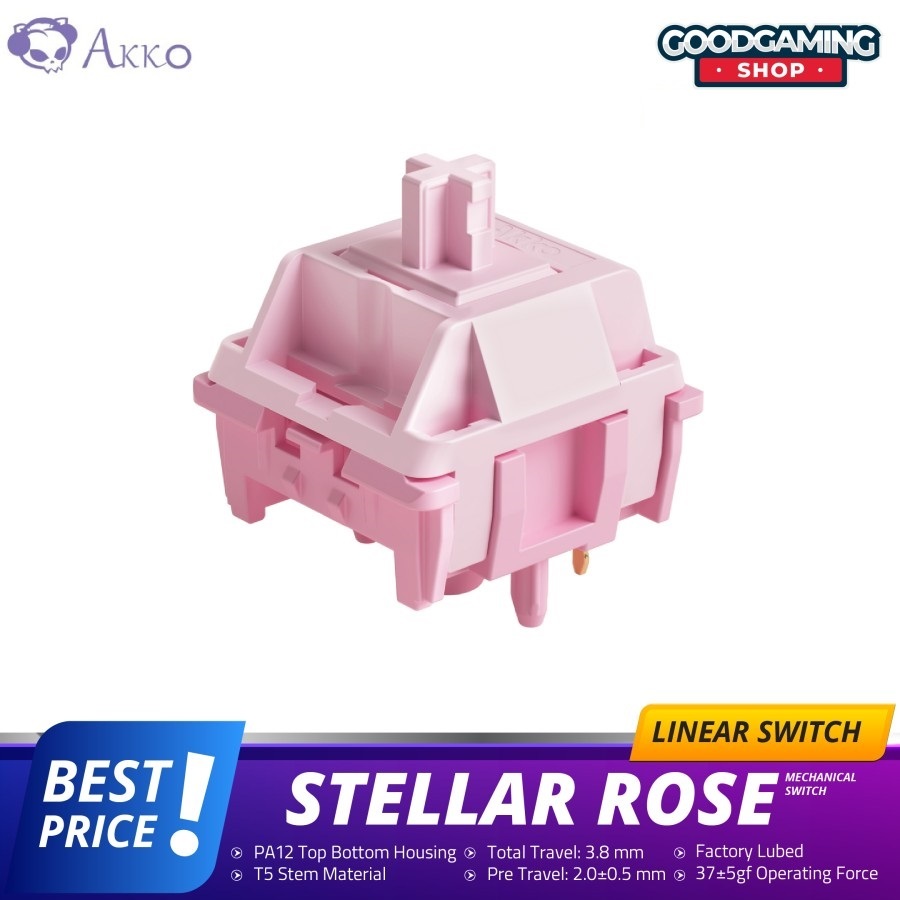 Akko Stellar Rose Linear Switch - Keyboard Switch | Shopee Singapore