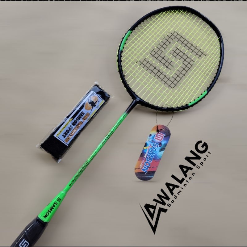 LOKAL Local badminton racket bonus grip ready to use compound badminton ...
