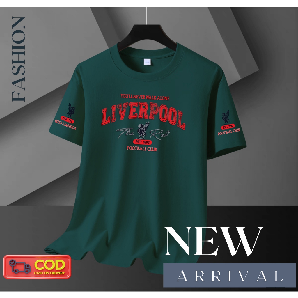 Men's short-sleeved LIVERPOOL MOTIF T-shirt, Combed 24s material ...
