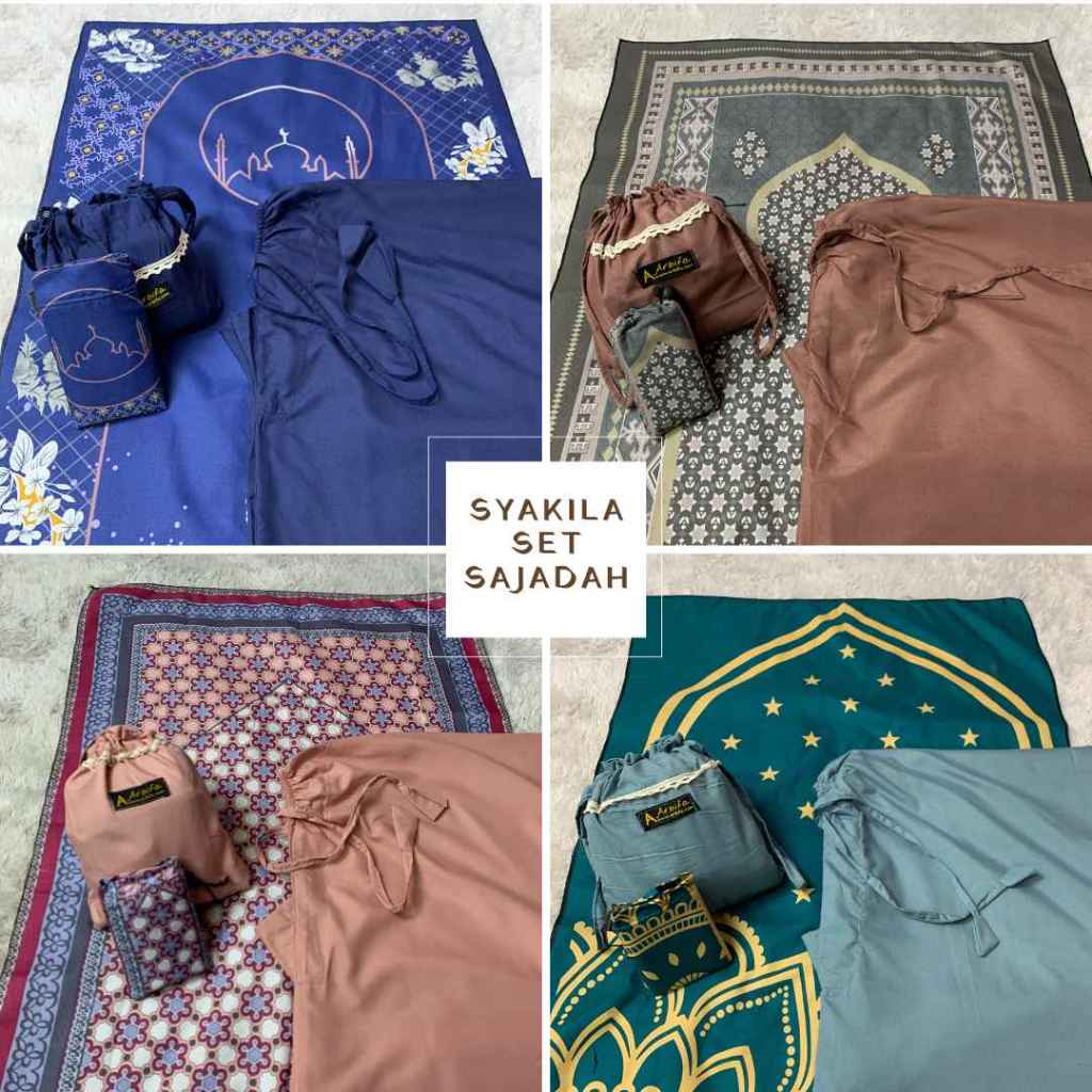 KATUN Arbifa | Full set of Sajadah + Mukena Syakila Traveling Series ...