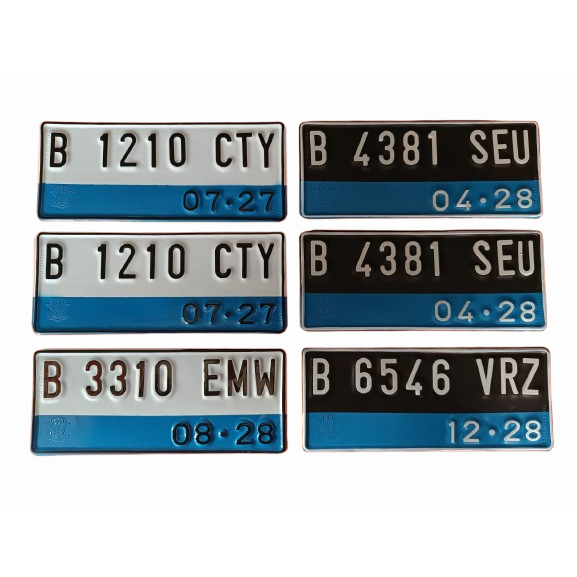 Making Standard Electric Motorcycle Number Plates with Standard Font ...