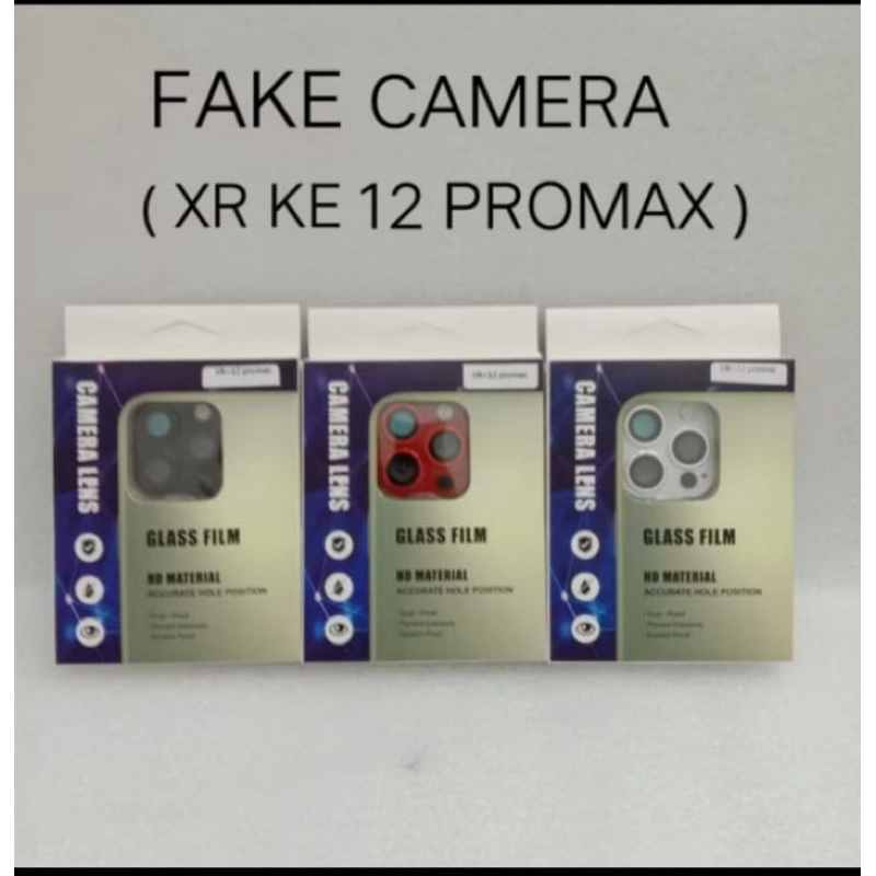 Casetique - FAKE CAMERA XR SO 12 PROMAX (PACK) | Shopee Singapore