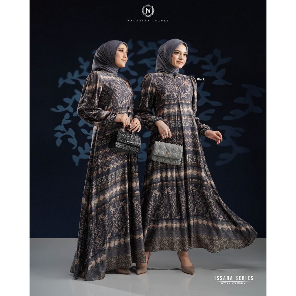 NEWEST GAMIS // NEWEST ISSARA SERIES NADHEERA LUXURY // NADHEERA LUXURY DRESS // DRESS ...