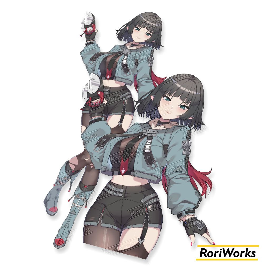 Kiss cut sticker - Jane Doe | Zenless Zone Zero | ZZZ | Shopee Singapore