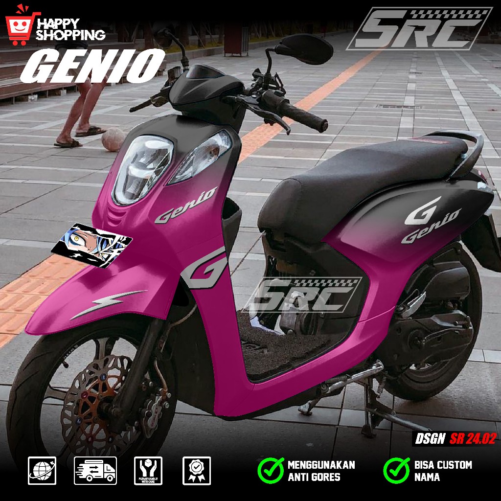 Honda Genio Full Body Decal Sticker 2019 2020 2021 2022 2023 2024 Genio ...