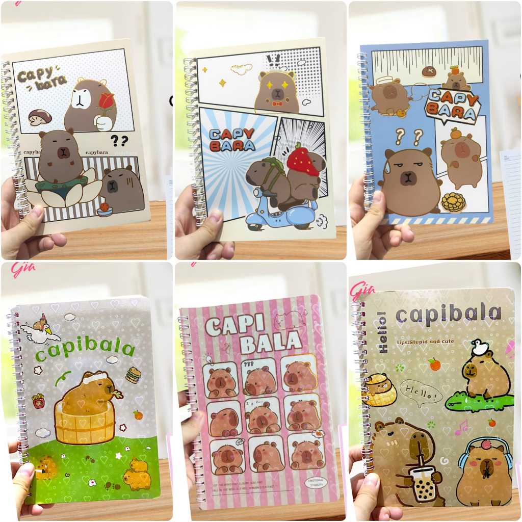 Capybara A5 NOTEBOOK | Book BINDER A5 CAPYBARA | Binder BOOK A5 ...