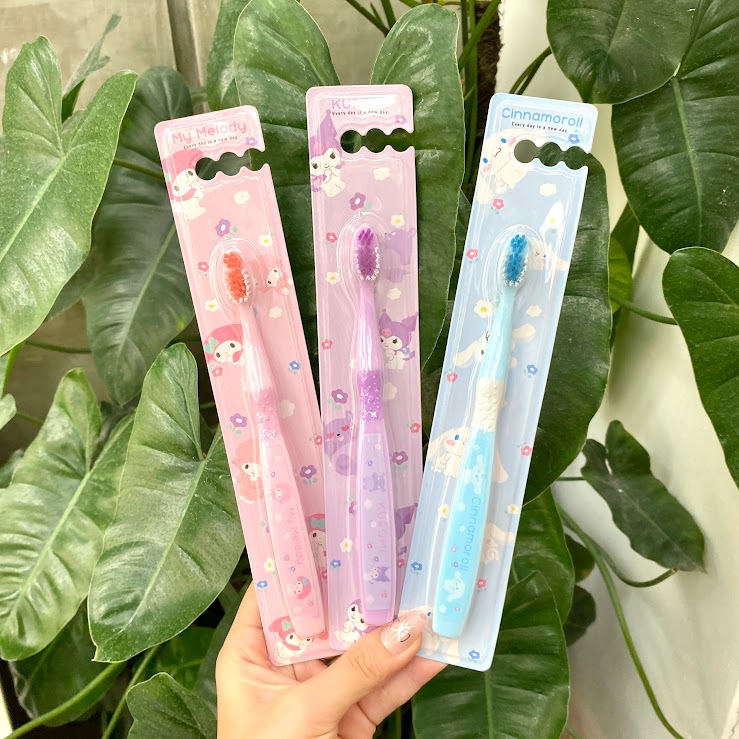 Sanrio Cartoon Character Soft Bristle Toothbrush Kuromi Melody ...
