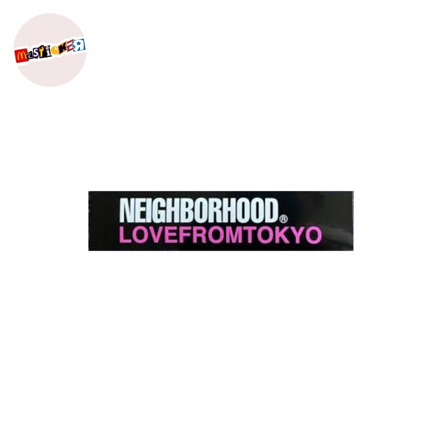 NEIGHBORHOOD sticker love from tokyo logo streetwear sticker | Shopee ...