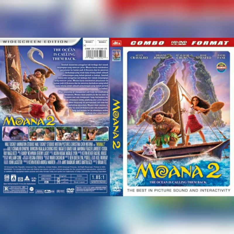 Dvd Moana 2 GBR ORI 2024(Dwayne Johnson) | Shopee Singapore