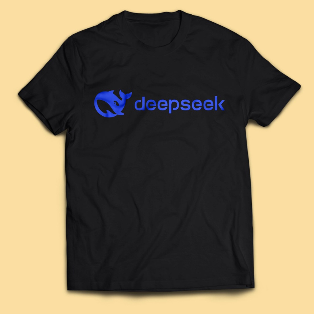 Men's T-shirt DEEPSEEK AI Logo Adult Unisex Top PakeKaos | Shopee Singapore