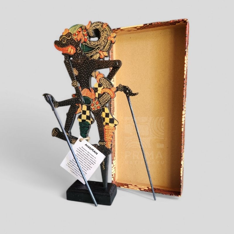 KAYU Anoman Puppet | Wooden Batik Puppet | Puppet Figures | Typical ...