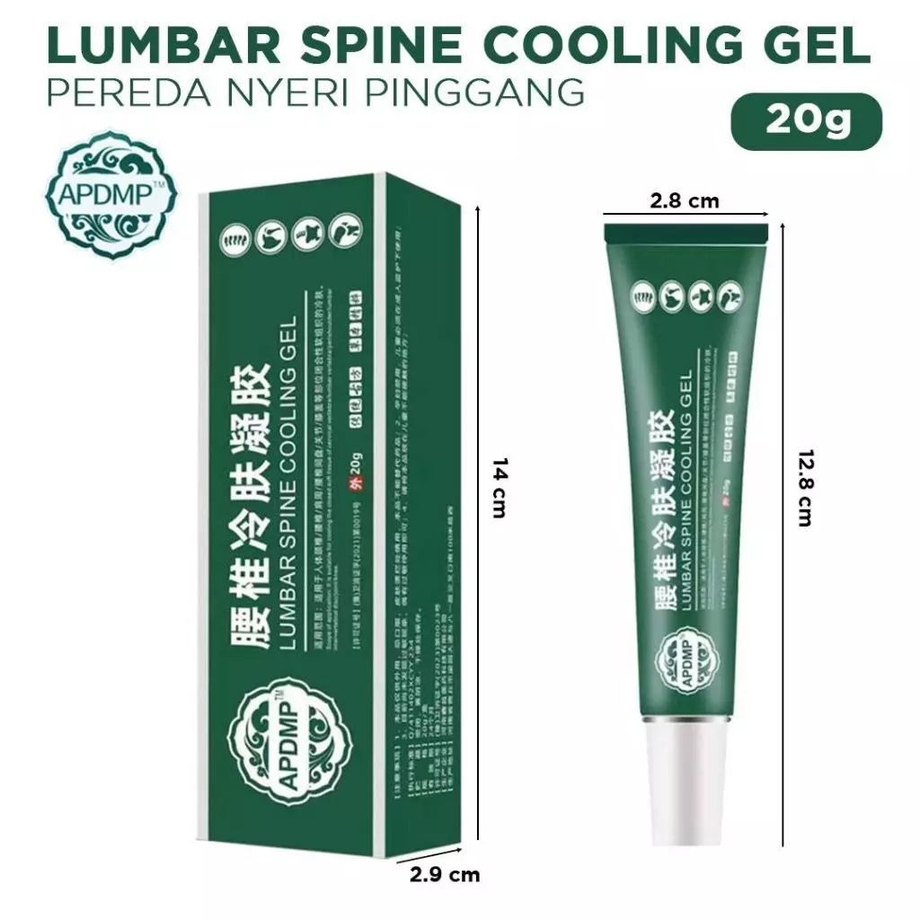 Lumbar SPINE COOLING GEL PEREDA PAIN JOINTS RHEUMATIC PEGAL LINU PAIN ...
