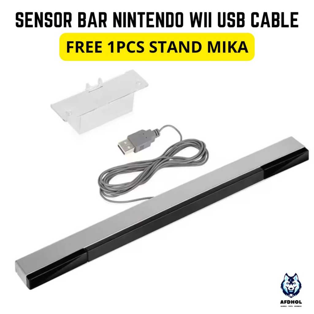 NINTENDO WII BAR SENSOR WII U/ PC COMPUTER LAPTOP USB CABLE USB CABLE ...