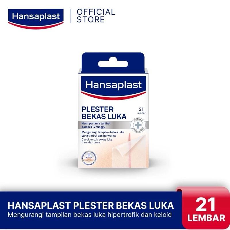 HANSAPLAST First Aid Scar Plaster Clear Plaster - Removes scars ...