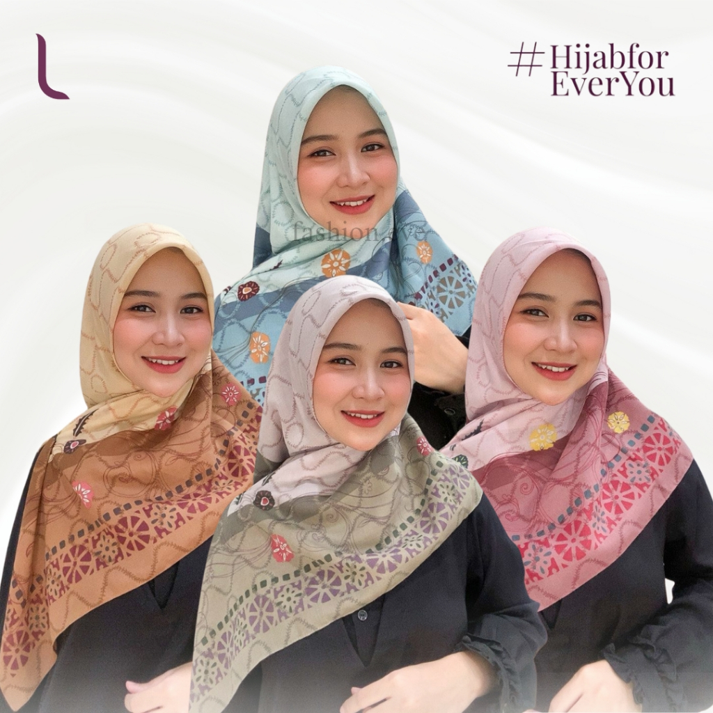ELZATTA HIJAB SQUARE HIJAB NEWEST MOTIF KAILA NUROTA SQUARE ELZATTA ...