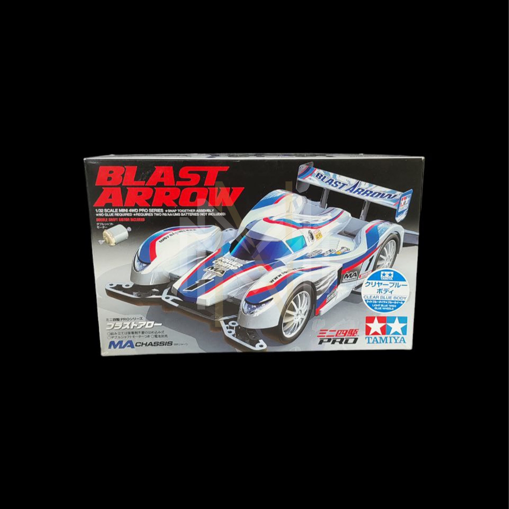 Tamiya Mini 4WD Blast Arrow Clear Blue Body Made In Japan | Shopee ...