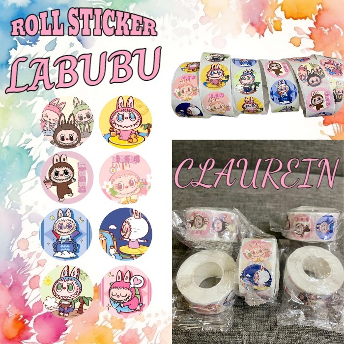 Labubu Toy Sticker Roll Roll 500pcs Sticker Edition VIRAL Character ...