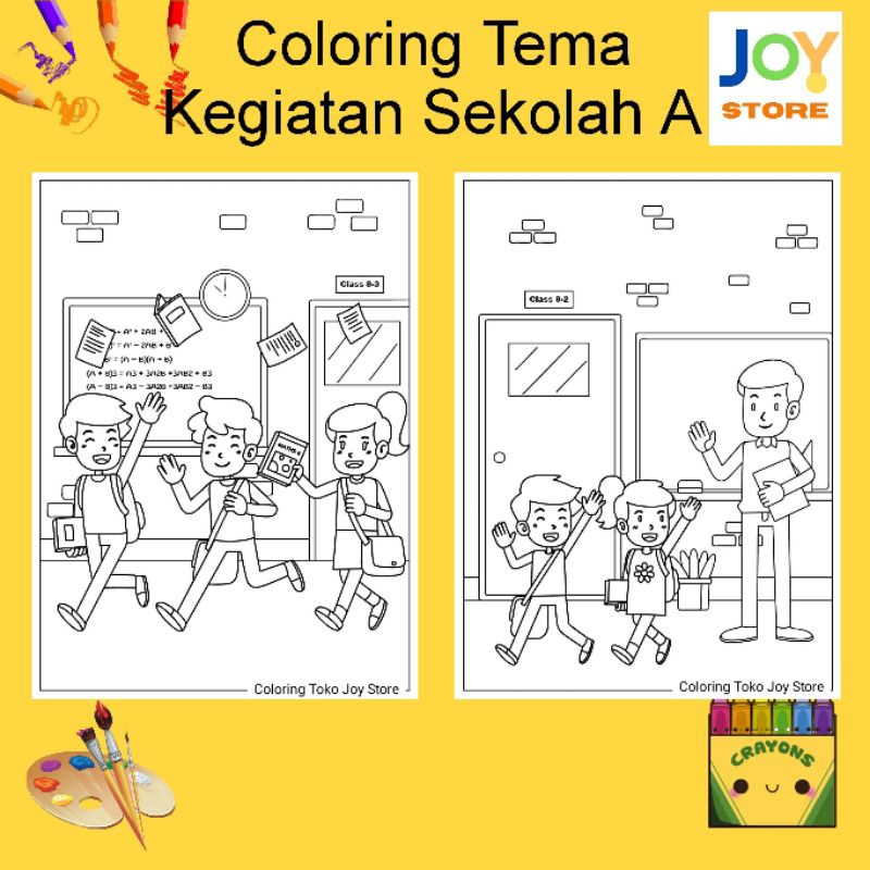 Coloring Drawing Paper sizes A4 and A5 150 gsm - Coloring Paper Theme ...