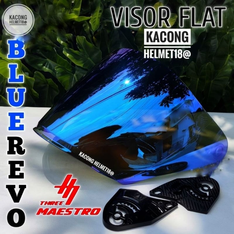 Glass FLAT VISOR IRIDIUM PNP KYT NFJ & JPX NOVA X ALV ULTRON (TM5 TRHEE ...