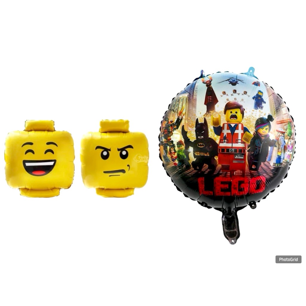Lego Foil Balloons/Brick Minifigure Characters | Shopee Singapore