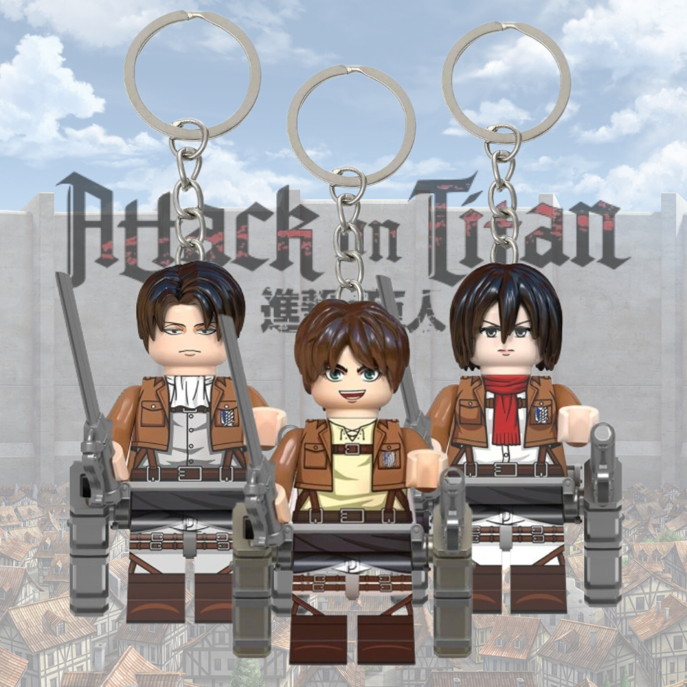 GANTUNGAN Attack On Titan Minifigure Keychain | Attack On Titan ...