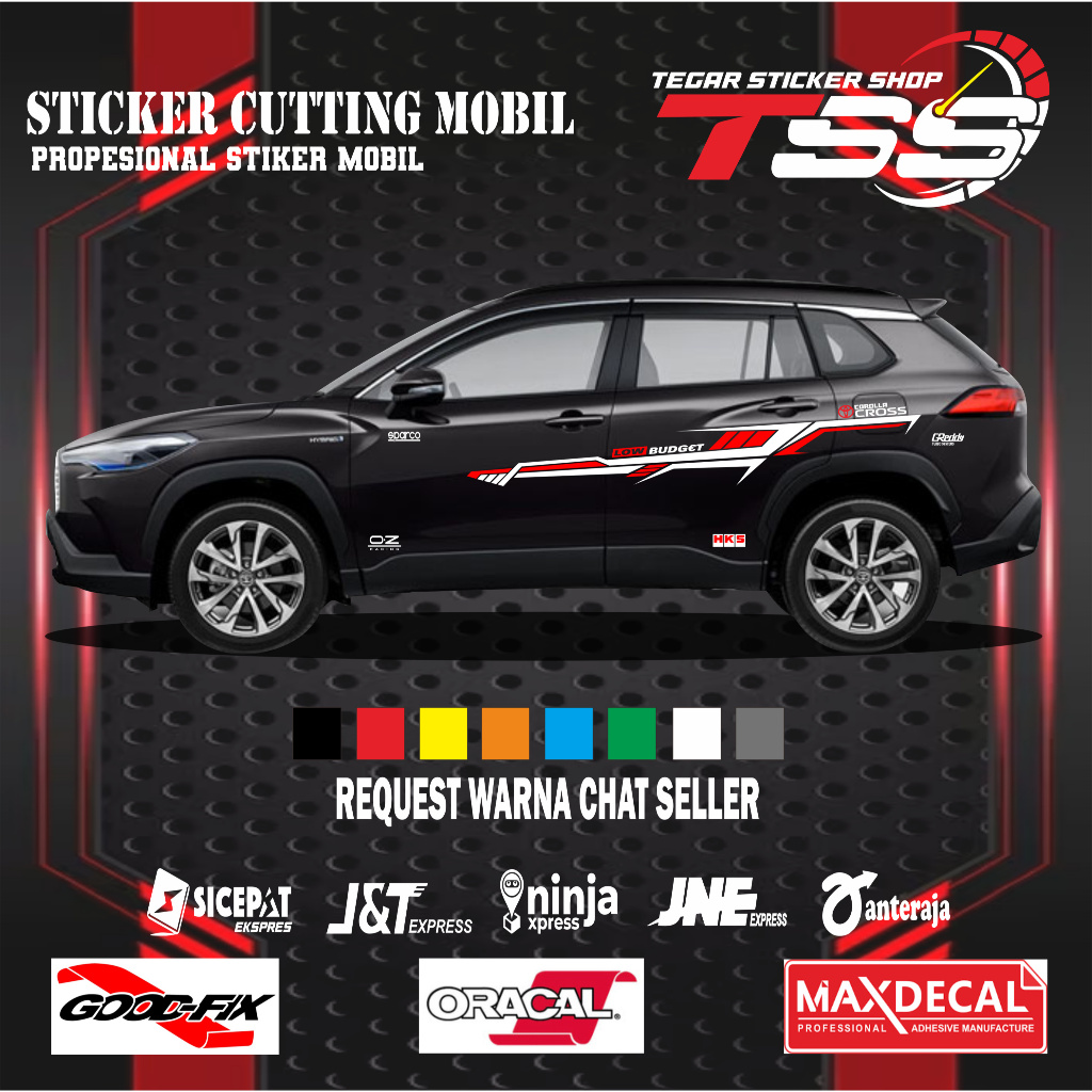 Corolla cross car stickers, toyota corolla cross car stickers, car ...