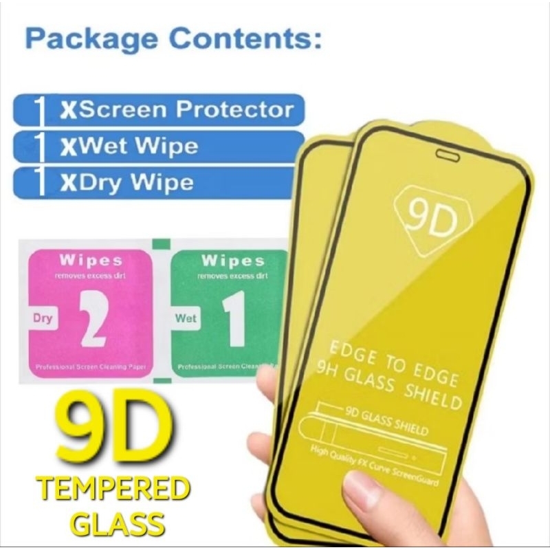 LAYAR Tempered Glass Full 9D Screen All types Xiaomi Poco M3 Poco M4 ...