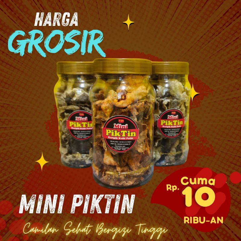 WHOLESALE | Patin Fish Skin Chips| Mini Piktin | Shopee Singapore