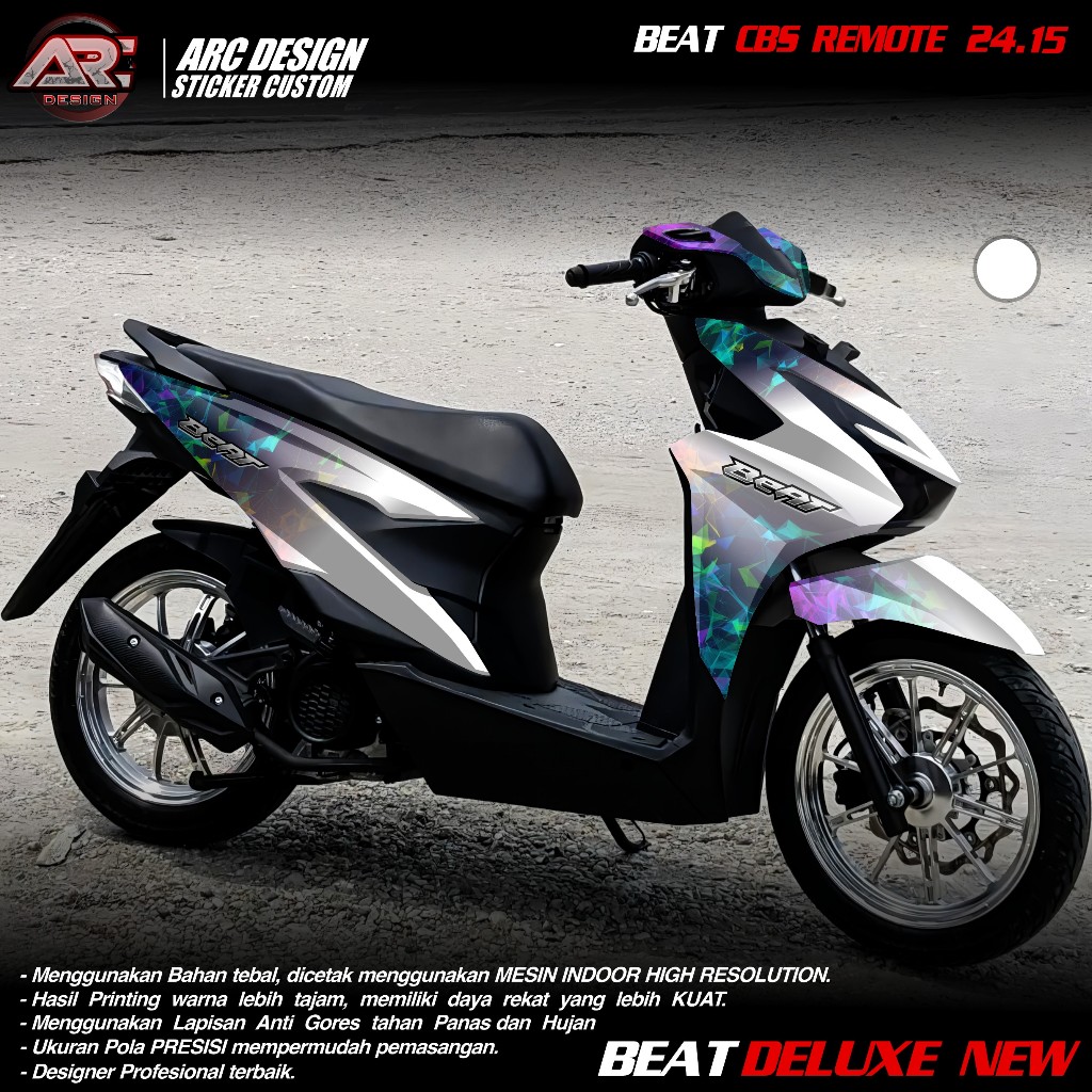 Newest Decal Sticker Honda Beat CBS STREET Smart Key Remote Full body ...