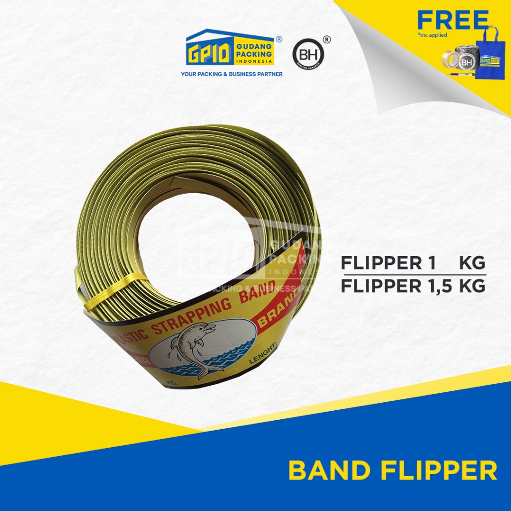 Flipper - Plastic Strapping Band Yellow (1 Kg / 1.5 Kg) | Shopee Singapore
