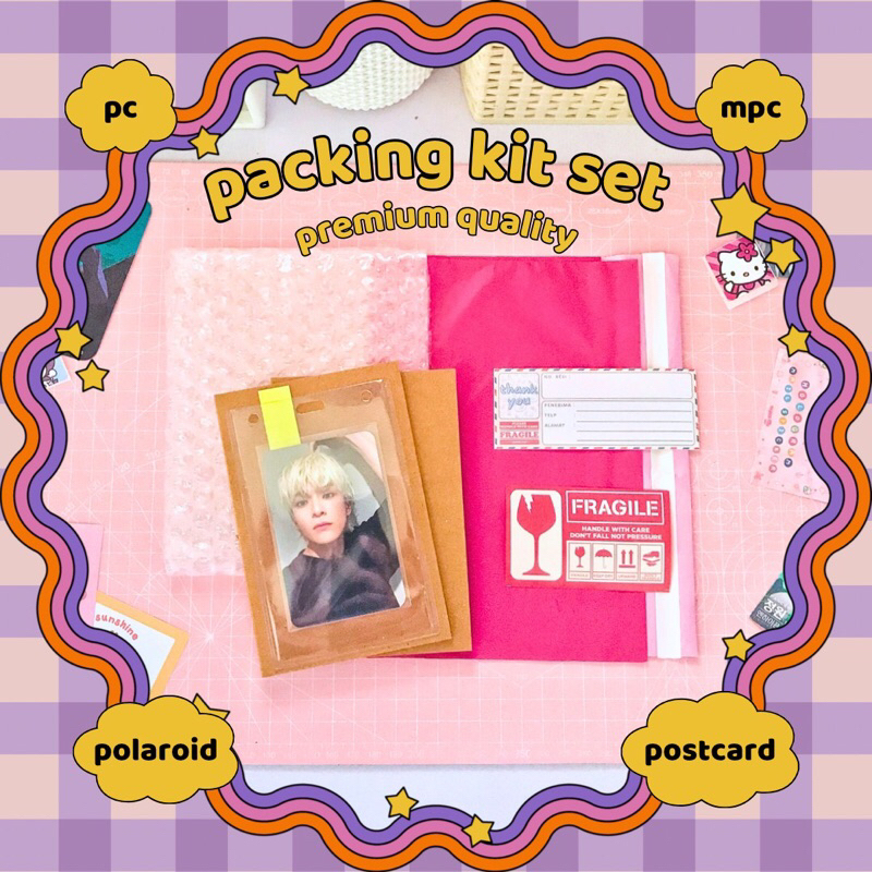 Pc Packing Equipment Package Photocard MPC Polaroid Postcard Kit ...